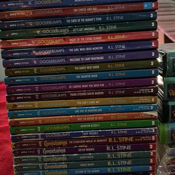 Goosebumps R.L Stine Original Series 1- 62 Choose From List Vintage ...