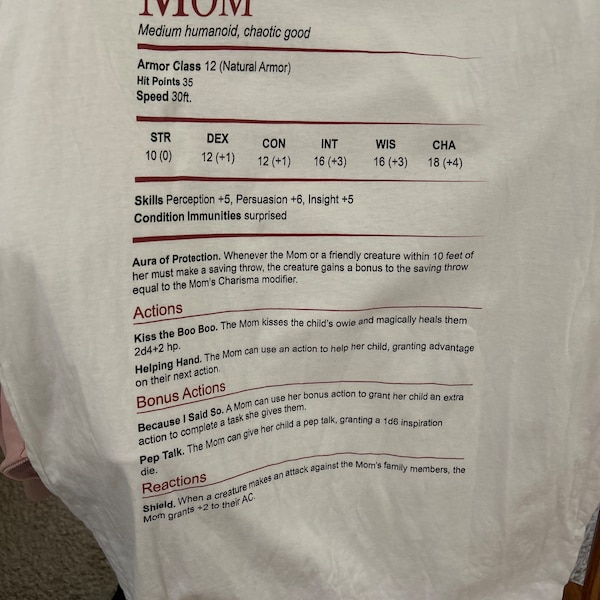 D&D Wife Stat Block Tumbler Dungeons and Dragons Wife Gift - Etsy