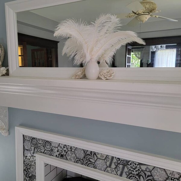10 Pcs 8-10" 10-12" 12-14" 14-16" 16-18" 20-22" 24-26" White Ostrich ...