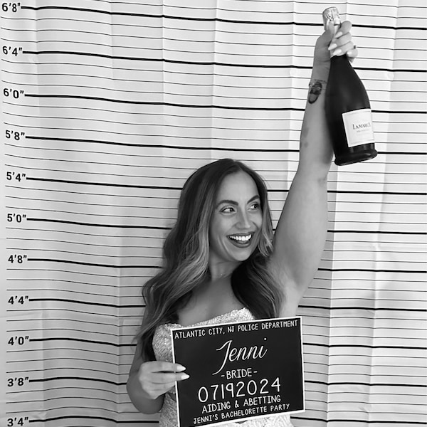 Bachelorette Party Mugshot Signs. Customized With Your Girls ...