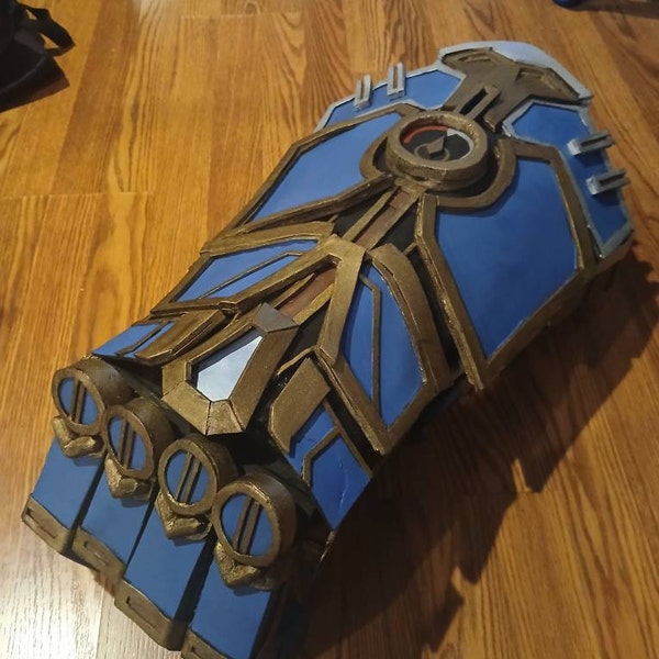 Vi Arcane Atlas Gauntlet Cosplay Blueprint and Instruction Guide (PDF ...