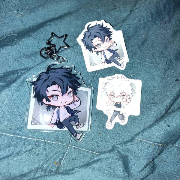Link Click Keychain Charm, Sticker, Lu Guang and Cheng Xiaoshi Merch ...