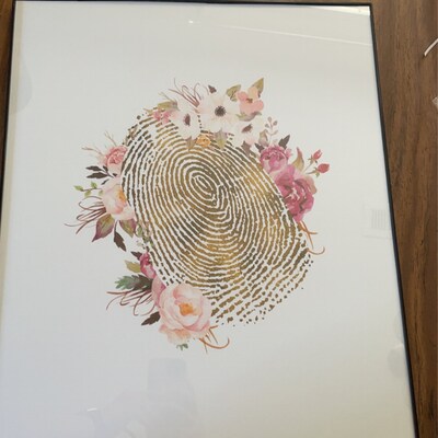 Finger Print Poster, Genetic Lab Office Decor, Crime Scene Investigator ...