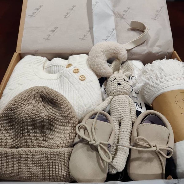 Baby Boy/girl Gift Box Set, Personalized Gift, Gender Neutral Baby Gift ...