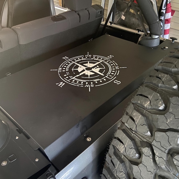 Vinyl Distressed Style Compass Hood Decal Window Decal Fits Jeep ...