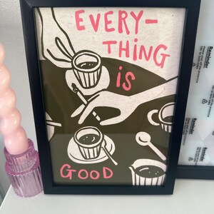 The Cafe Print, Cafe Menu Poster, Kitchen Wall Art, Kitchen Decor ...