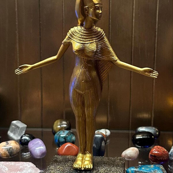 Goddess NUT, Goddess of the Sky, Stars, Mothers, Astronomy and Universe, Exact Altar Statue ...