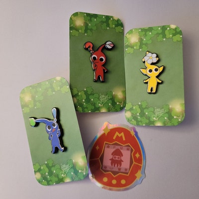 Purple Pikmin Inspired Hard Enamel Pin - Etsy