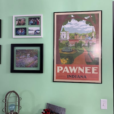 Pawnee Indiana Travel Poster Parks and Recreation Department - Etsy