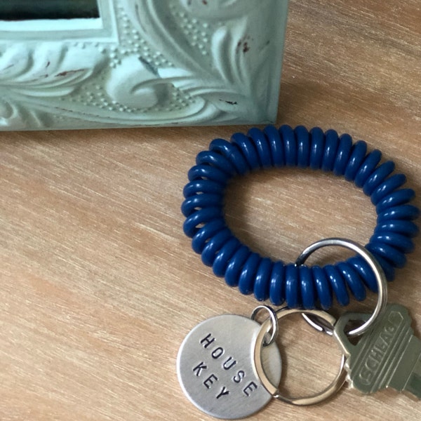 House Key Tag - Gold Colored Brass Metal Label With Large & Small ...