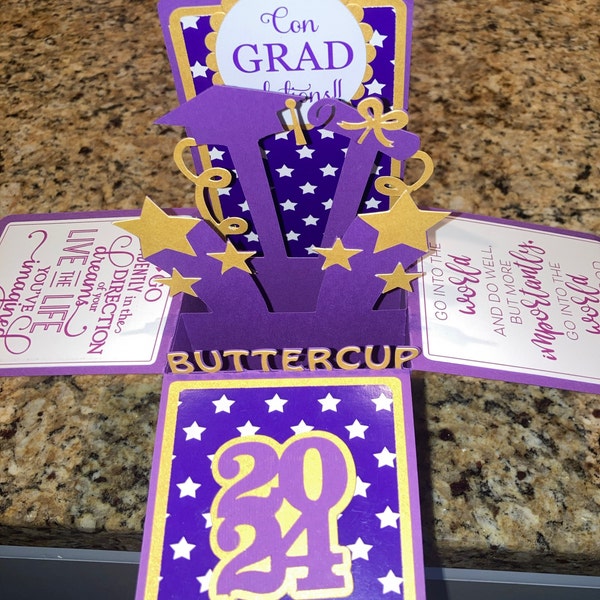 Graduation Pop up Card, Gift Card Holder, Graduation Decoration 2026 ...