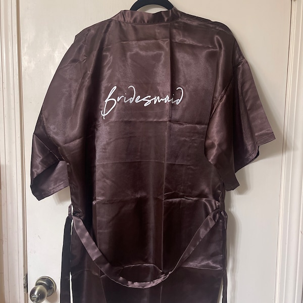 Personalized Robes,custom Bridal Robe,wedding Robes,bridesmaid Proposal ...