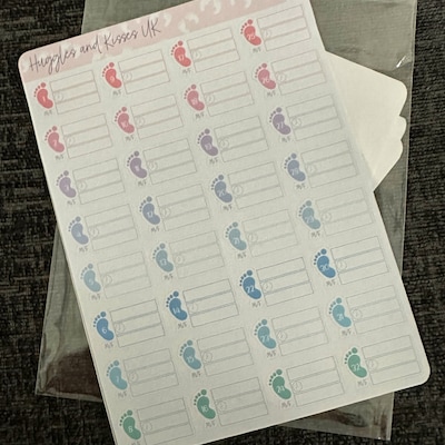 Wash Hair Planner Sticker Pastel Colours Shampoo Conditioner Basket ...