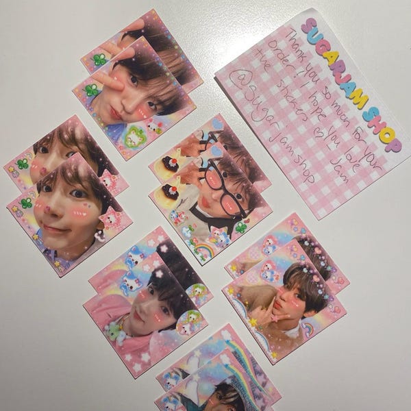 Nct Wish Purikura Deco Mail Stickers - Set of 10 - Etsy