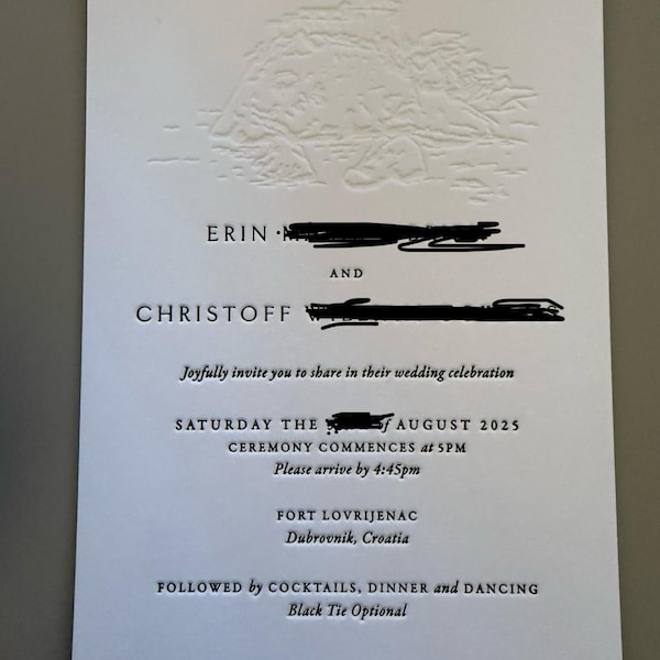 Sage Green Letterpress Wedding Invitation Suite With Floral Foliage ...