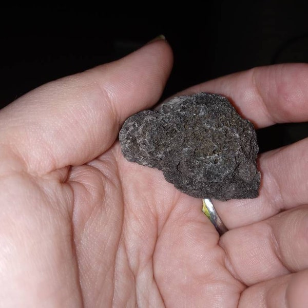 Black Lava Stone Small Stone - Etsy