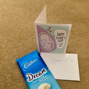 Expectant Father's Day Card, Pregnant, Father to Be, Unborn Baby, Soon ...