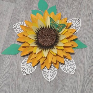 Flower Template 5 Paper Flower PDF SVG DXF Png Silhouette - Etsy