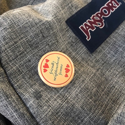 Queer Friendly Neighbourhood Queer 1.5 Button Pin LGBTQIA Pride - Etsy