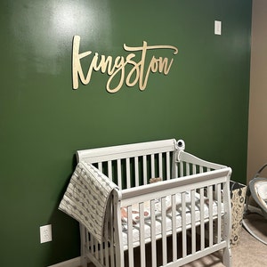 Large Baby Name Sign Large Nursery Name Sign Big Family Name - Etsy