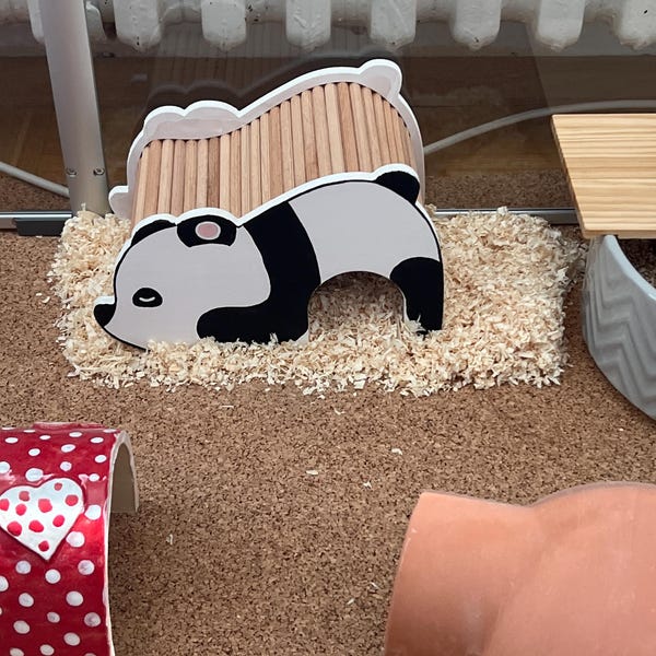 Hamster Hideout Brown Bear;polar Bear;panda, Sleeping House, Hamster ...