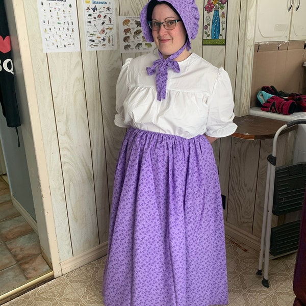 Women's Prairie | Pioneer | Shaker | Frontier | Sun Bonnet Sz. Med ...