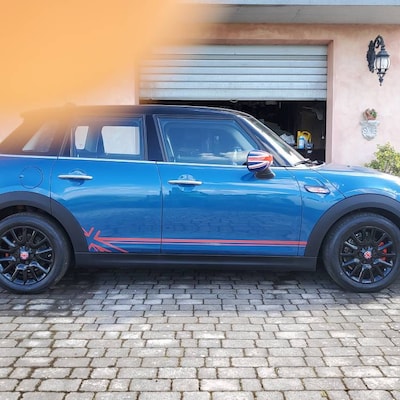 Mini Cooper Bonnet Stripes, Stripes for Hood, Racing Decoration Decals ...