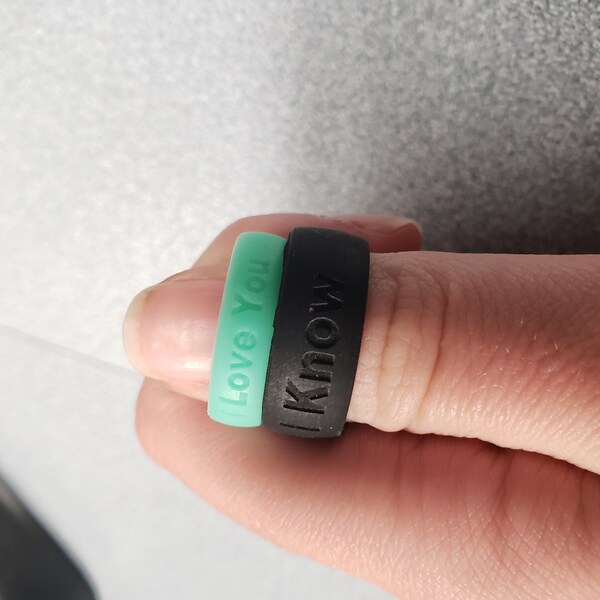 Braided Silicone Rings, Stackable, Water Proof, Eco Friendly, Non-toxic ...