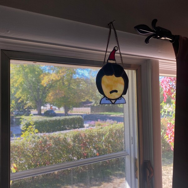 Wednesday Addams Stained Glass - Etsy