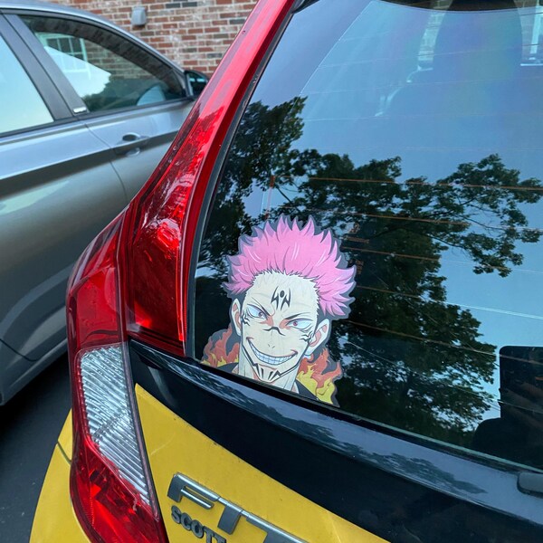 High Quality 3D Motion Anime Sticker Car Decal Laptop Peeker Sticker - Etsy