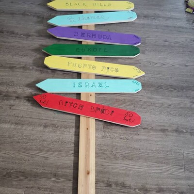 Custom Directional/ Mileage Signs, Custom Destination Signs, Outdoor ...