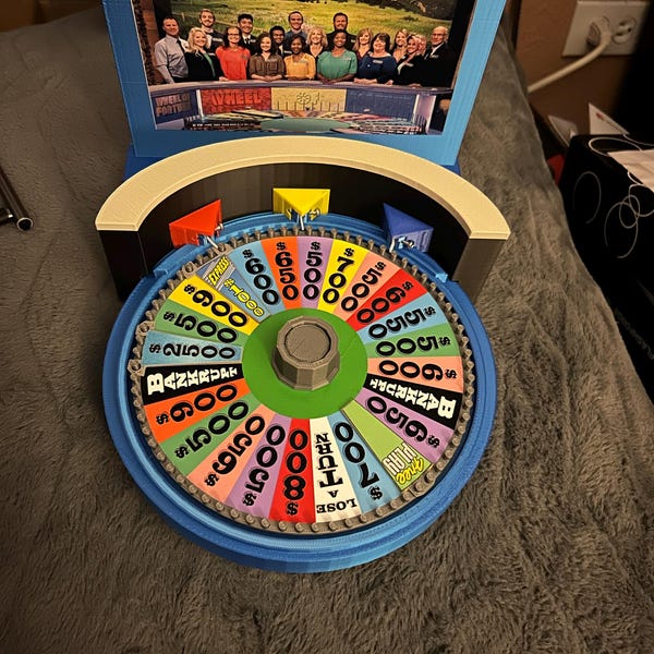 Wheel of Fortune BONUS ROUND Wheel Spinner Wheel is 6.73 Inches Across ...