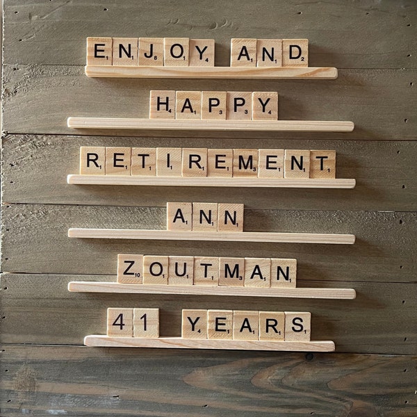 Table Top Sign Style Scrabble Letter Board Message Board Quote Board ...