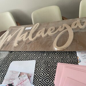 Large Baby Name Sign Large Nursery Name Sign Large Family - Etsy