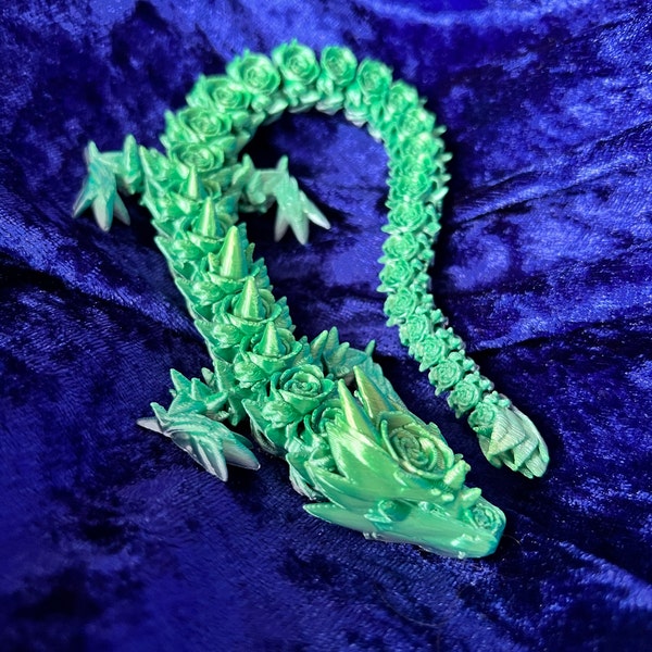 Rose Dragon, Cinderwing3d, STL File for 3D Printing, STL Print Files ...