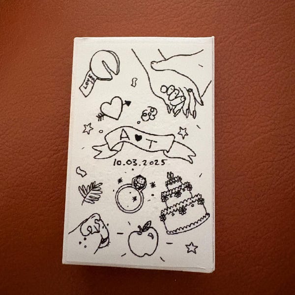 Just Married Wedding Car Personalized Match Boxes, Custom Engagement ...