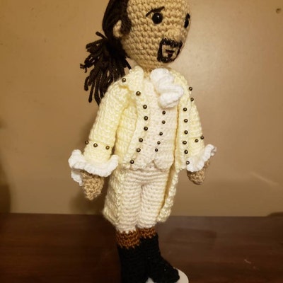 PATTERN PDF Alexander Hamilton Amigurumi Crochet Doll Crochet Doll ...