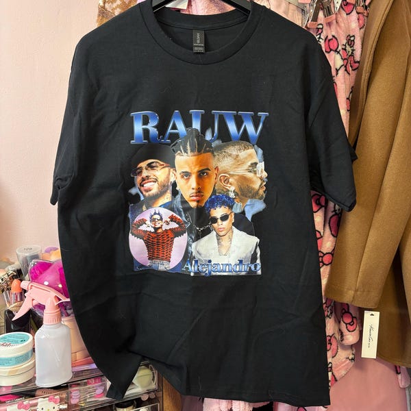 Rauw Alejandro Tshirt, Rauw Alejandro Cosa Nuestra, Cosa Nuestra Tshirt ...