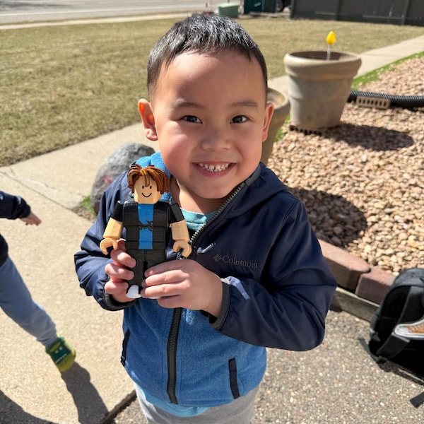 Custom Avatar Figure - Personalized 3D Printed Roblox Character - Etsy