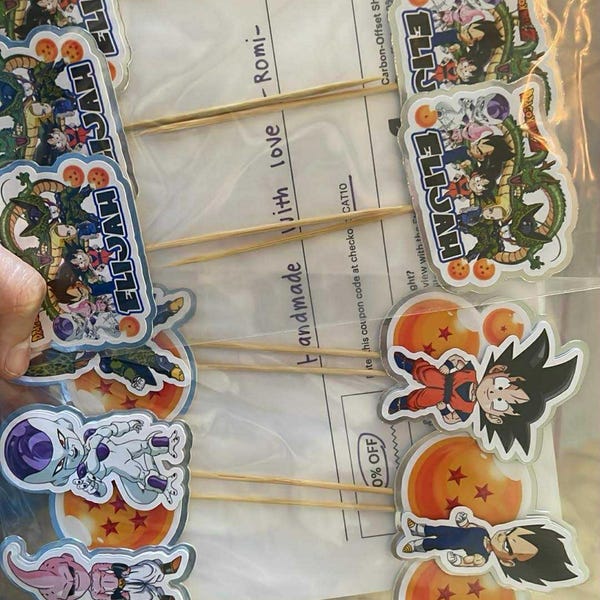 3D (handmade) Bestie Cake Topper and 2 Mini Topper / Cupcake Topper ...