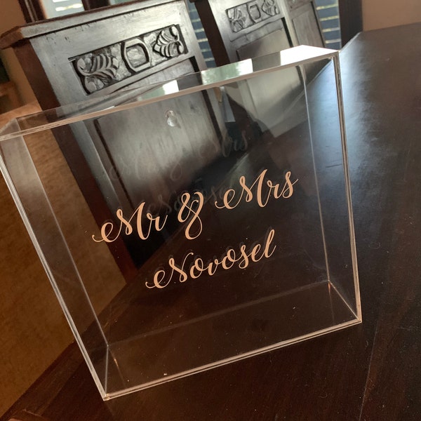 Acrylic Crown Box - Stefana - Etsy