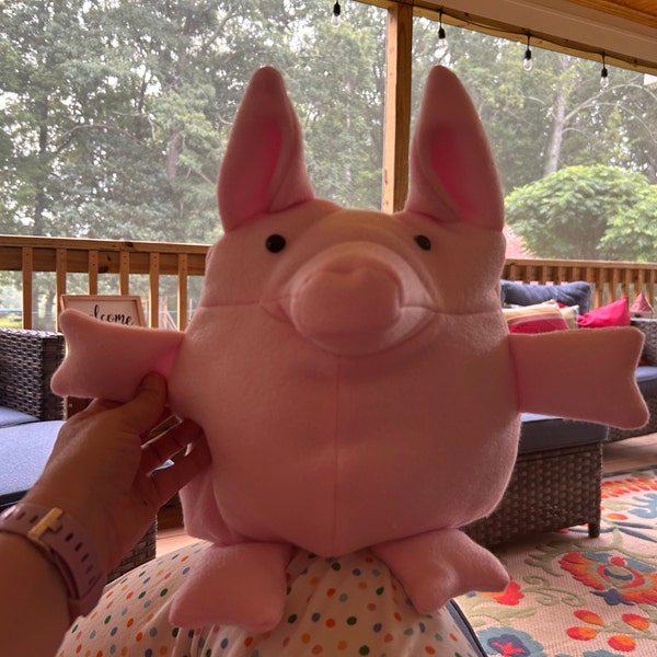 Nellie - a Cuddly Huggable Pig Stuffed Animal Pattern for Beginners ...