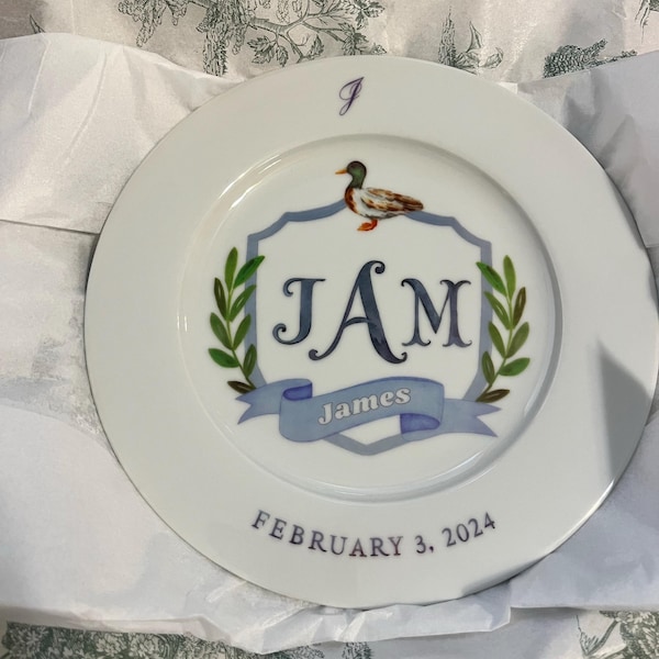 Birthday Plate for Girls Personalized Ceramic Birthday Plate With Pink ...