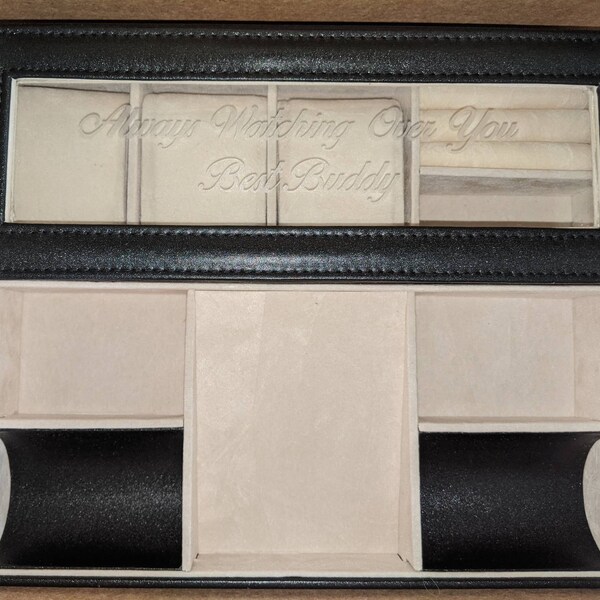 Personalized Valet Box, Monogrammed Valet Tray, Mens Catchall, Dresser ...
