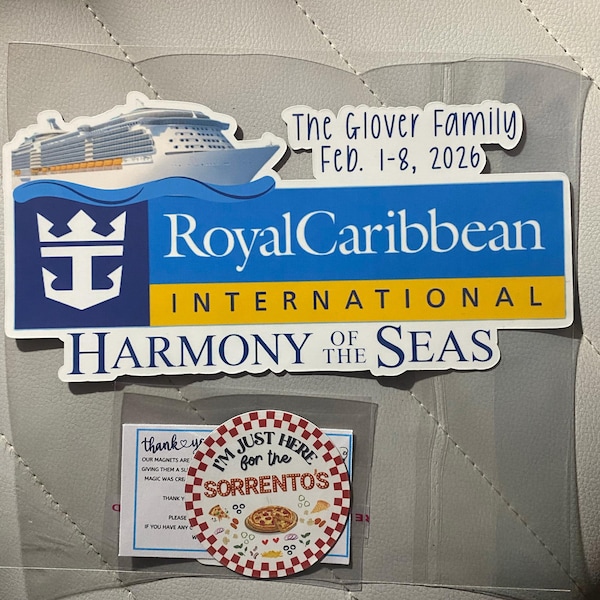 Custom RCL Cruise Door Magnet| Personalized Cabin Decor| Fun Cruise ...