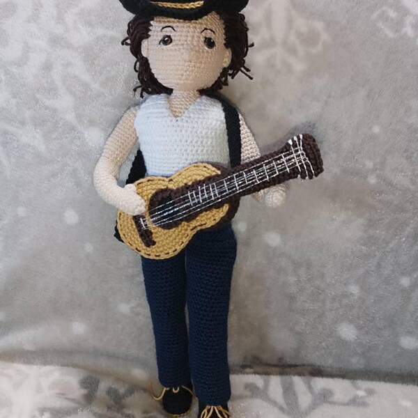 Ben in a Raincoat Crochet Doll Pattern Amigurumi Doll Pattern PDF ...