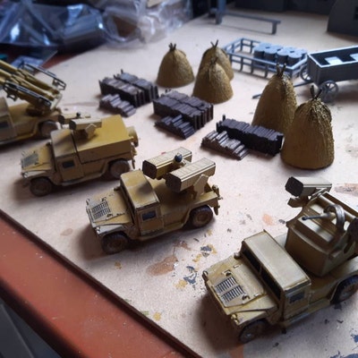 Armed Humvee hummer Miniature Gaming Tabletop RPG 28mm Vehicle - Etsy