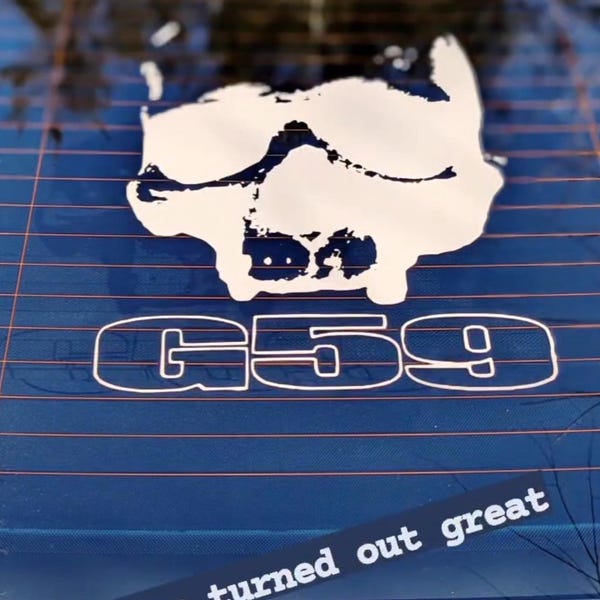 G59 Suicideboys Skull Decal - Outline Only - Etsy