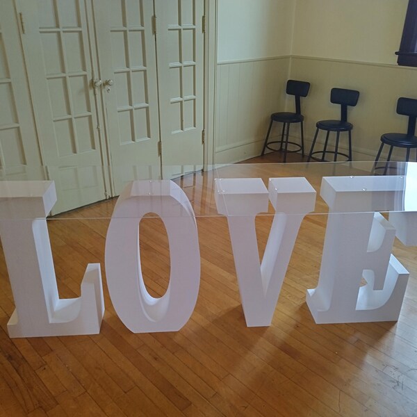 XV Letters 30 Tall and 8 Deep Quince Decor Dessert Table - Etsy