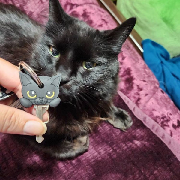Cat Key Cover/ Key Identifier - Etsy